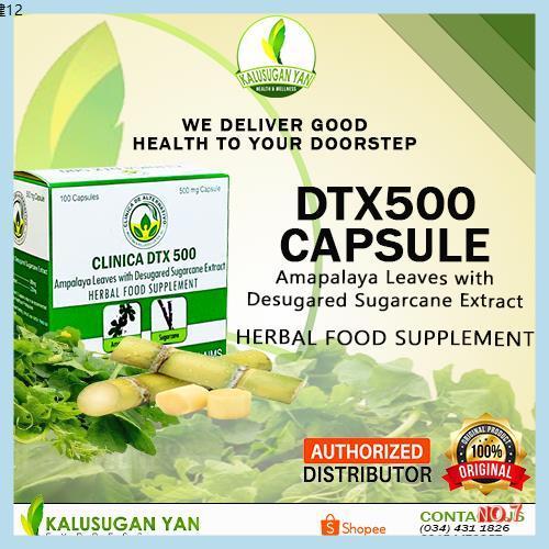 Acute convexity ☀Clinica DTX 500 (100 capsules) | Lazada PH