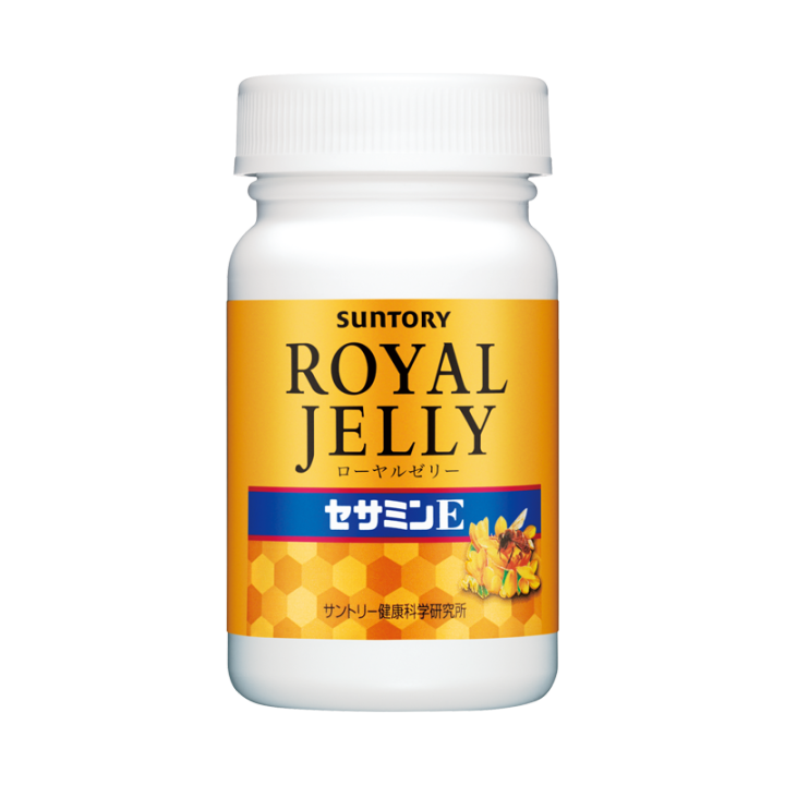 Japan SUNTORY Suntory Healthy Queen Bee Milk Sesame Seed E120 capsules ...