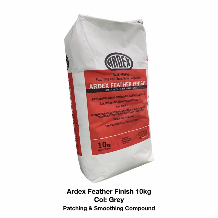 ARDEX FEATHER FINISH 10KG/ SELF-DRYING CEMENT BASED FINISH UNDERLAYMENT ...
