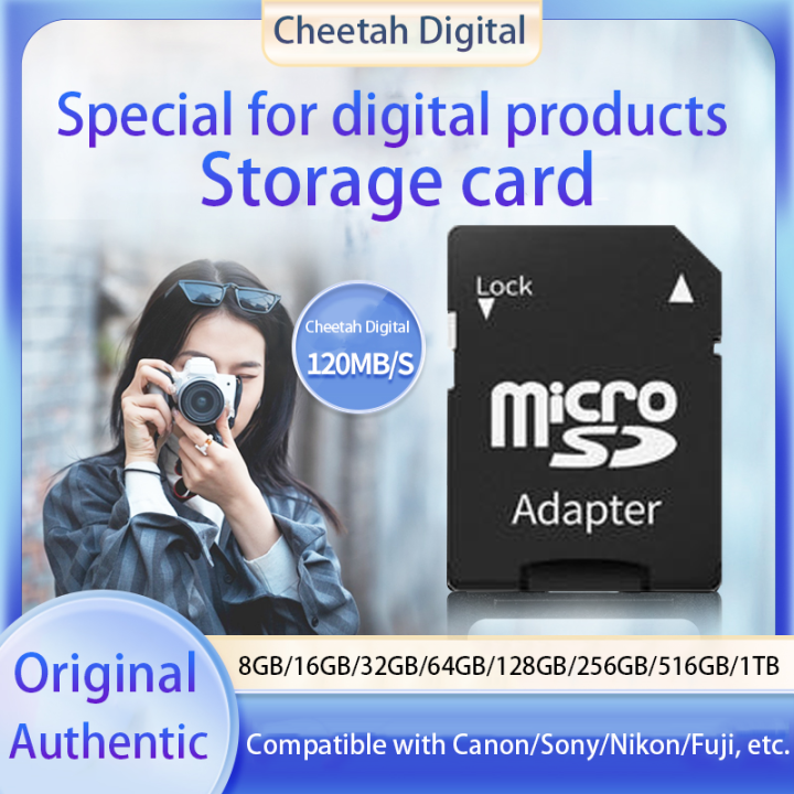 Cheetah Digital memory card 128gb original U3 4K Class 10 A2 SDXC High ...