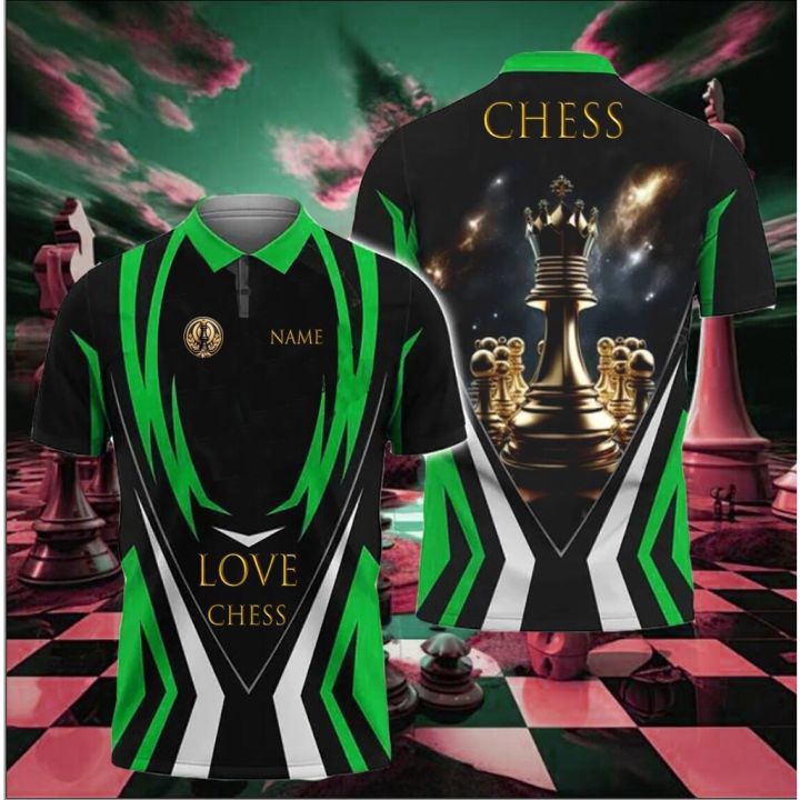 I Love Chess, Chess Club Personal Custom Design 3D International Chess ...