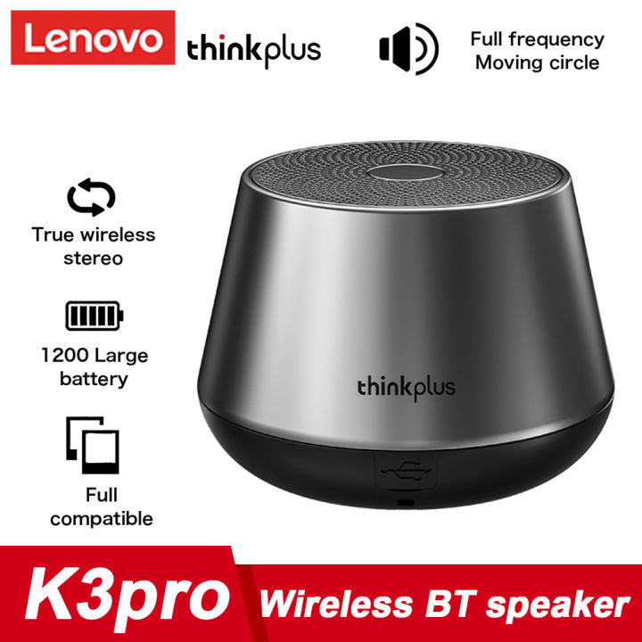 Lenovo Thinkplus K3 Pro Wireless Speaker Portable Outdoor Loudspeaker Mini Bluetooth-Compatible ...
