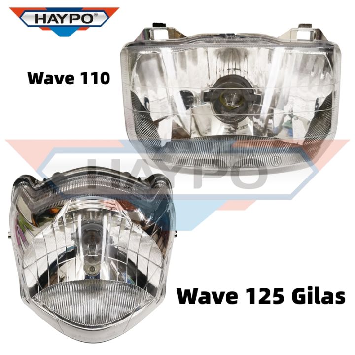 Italy Haypo HeadLight Complete Honda Wave 110 Wave 125 Gilas Head Light ...