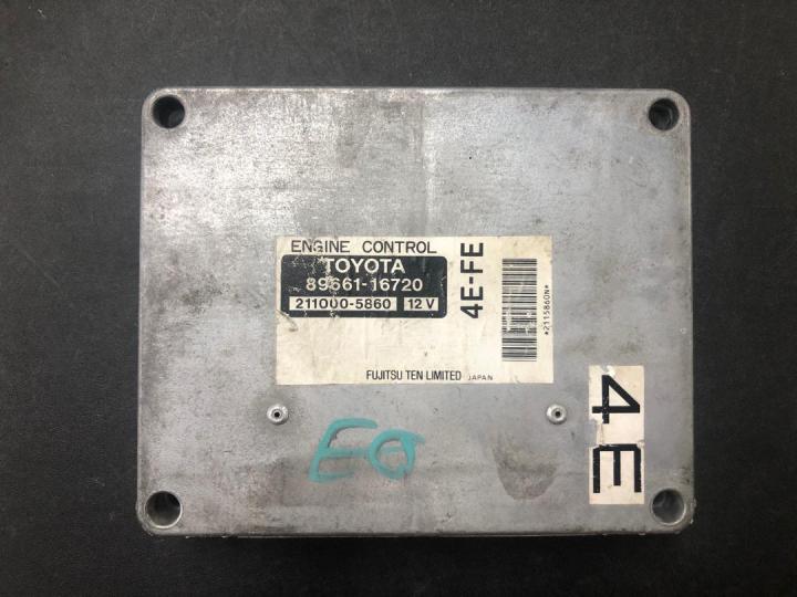 TOYOTA TERCEL Engine Control Unit ECU 4E-FE 89661-16720 Used Original ...