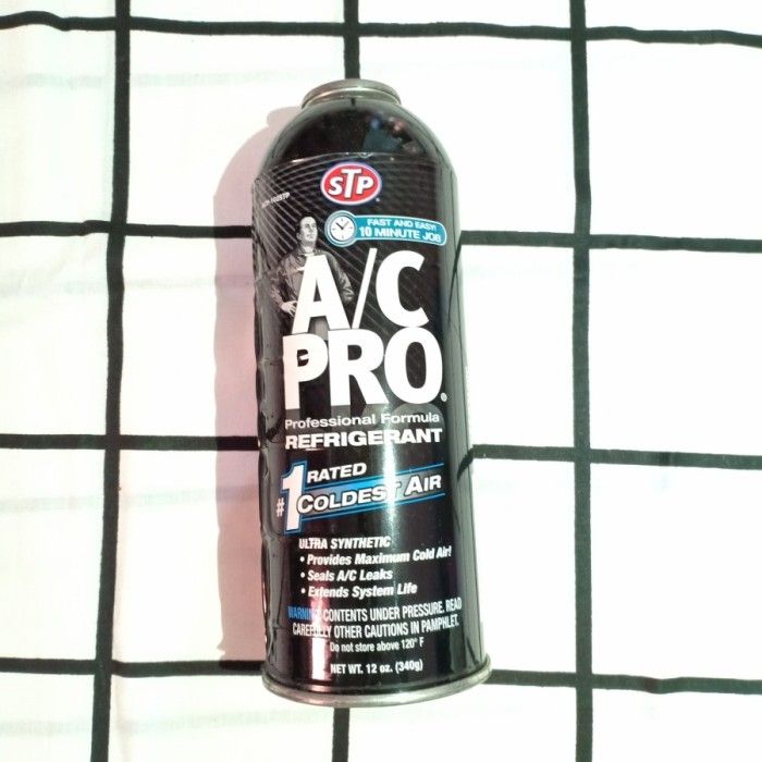 STP A/C AC PRO REFRIGERANT FREON R-134A R134A REFILL 340 GRAM ...