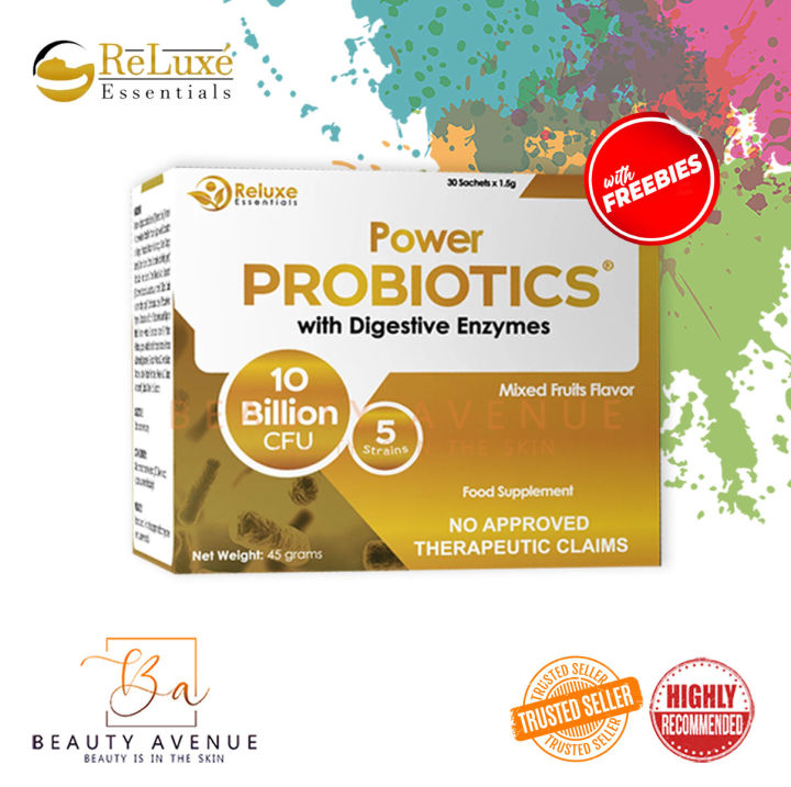 Power Probiotics with Digestive Enzymes 10Billion CFU 5Strains 30Sachet ...
