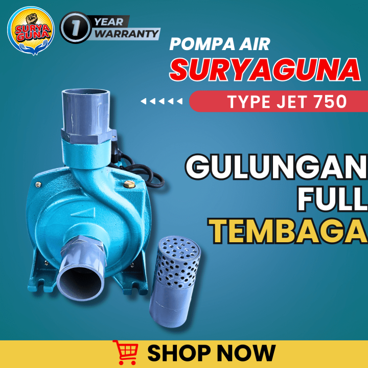 Modifikasi pompa air listrik pompa air jet 750 pipa in out 1,5 dim ...