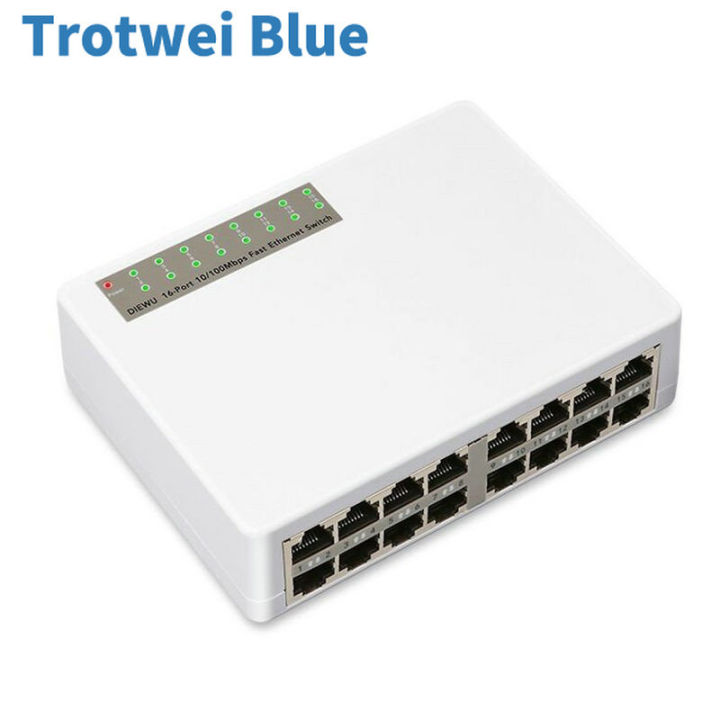 Mini 16 Ports 10100Mbps Fast Ethernet LAN RJ45 Vlan Network Switch ...