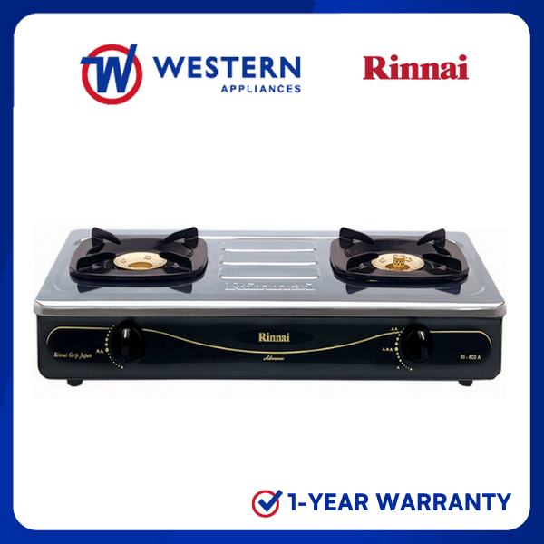 Rinnai RI602A Double Burner Gas Stove | Lazada PH