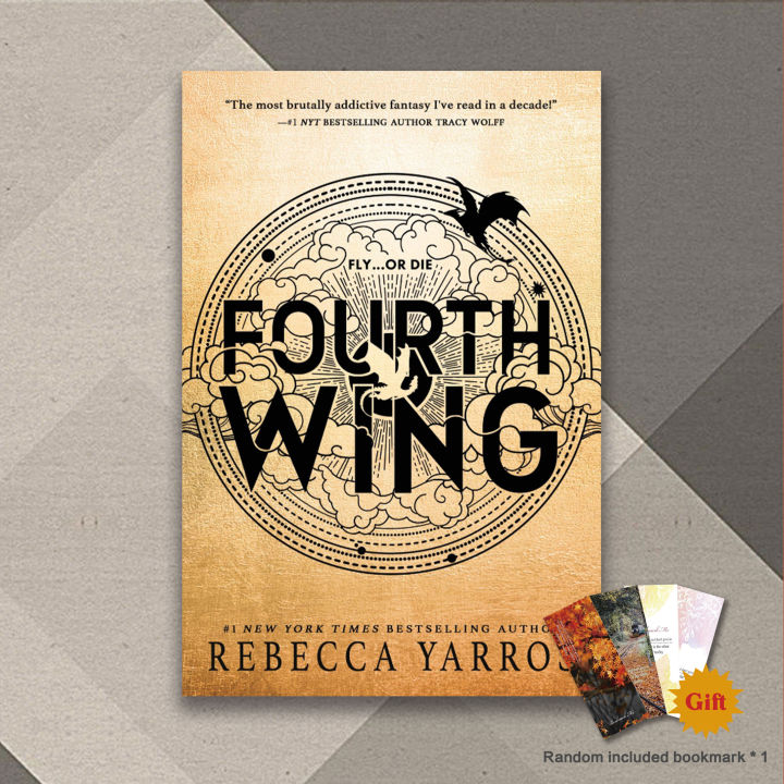 Fourth Wing by Rebecca Yarros Fantasy action adventure English book ...