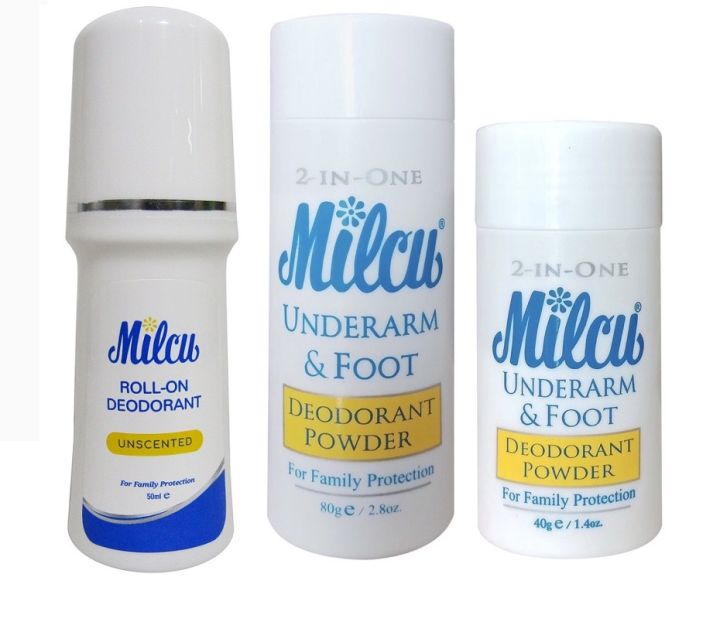 Milcu Underarm & Foot deodorant powder/roll on | Lazada PH
