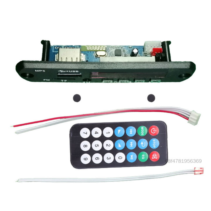 Bluetooth 5.0 MP3 Player Decoder Board for car FM Radio TF USB 3.5mm AUX Module Receiver Audio ...