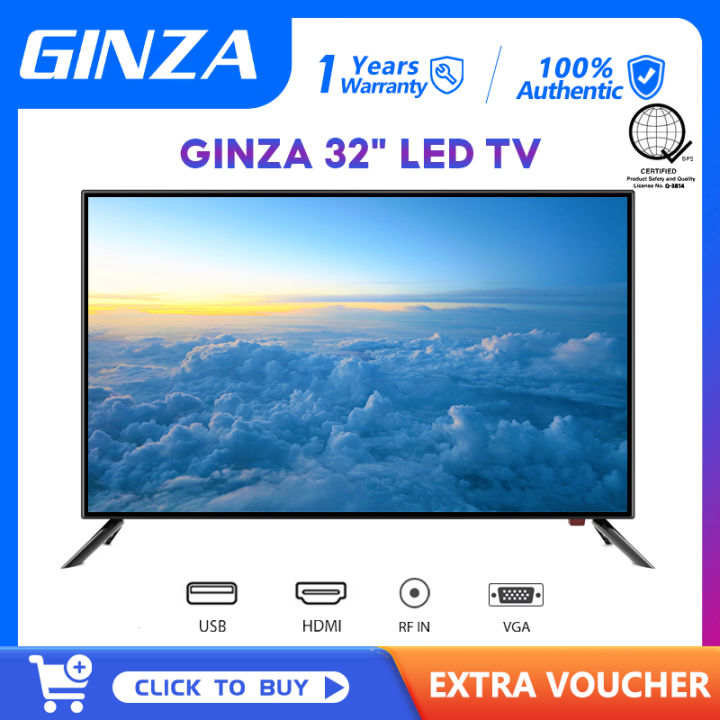 GINZA TV led 32 inches sale promo 40 inches tv/32 inch TV /24 inch TV Led TV Ultra-Thin Multi ...