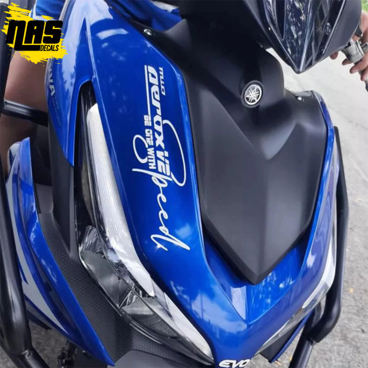 AEROX V2 Be One with Speed Sticker Decal for Motorcycle Yamaha Aerox V2 ...