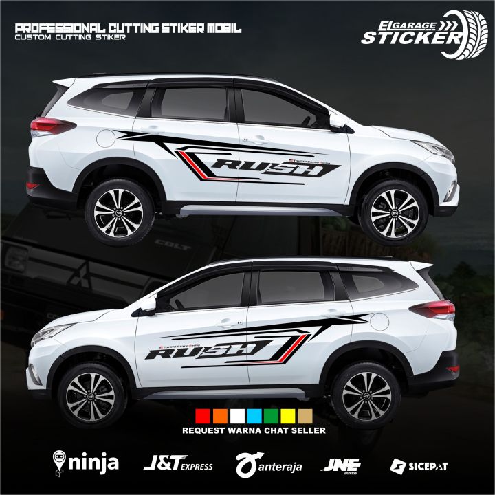 Stiker mobil toyota rush cutting stiker all mobil toyota rush variasi cutting stiker | Lazada ...