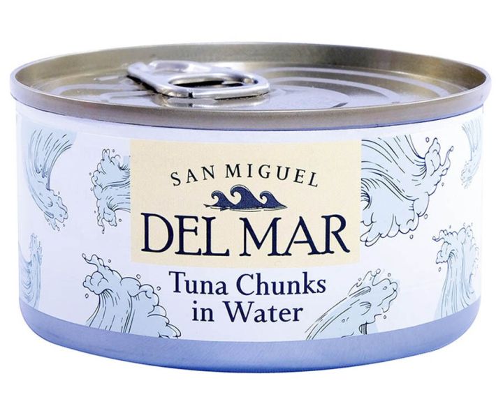 SAN MIGUEL DEL MAR TUNA CHUNKS IN WATER 185 GRAMS | Lazada PH
