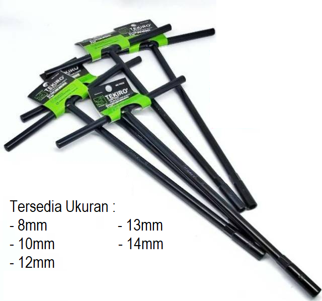 Tekiro Kunci T Ukuran 8mm / T-Type Wrench 8mm / Kunci Sok 8 mm | Lazada Indonesia