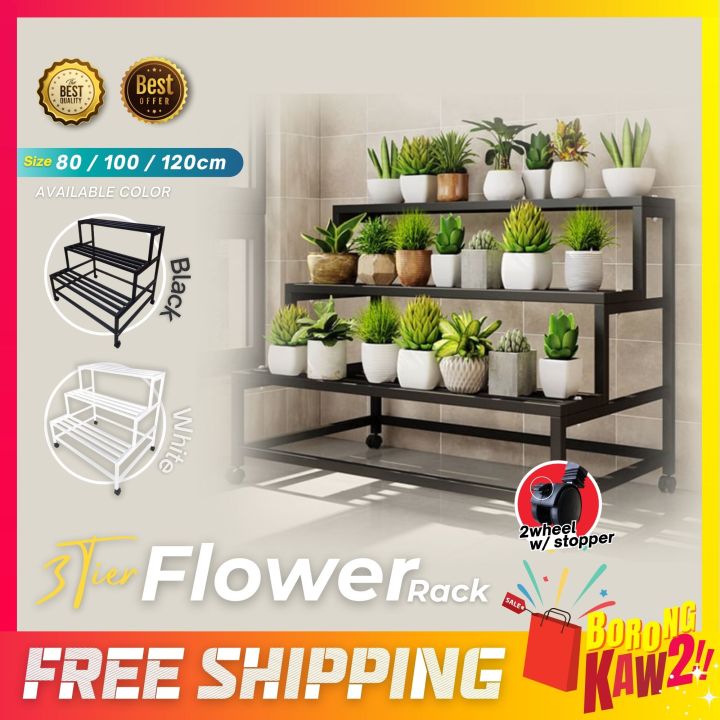 3 Tier Flower Rack Plant Rack Steel Outdoor Pots Garden Rak Pasu Bunga ... 3 Tier Flower Rack Plant Rack Steel Outdoor Pots Garden Rak Pasu Bunga ...