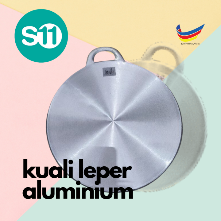 SS Kuali Leper Aluminium Kuali Roti Jala Kuali Chapati 11inci - 13inci ...