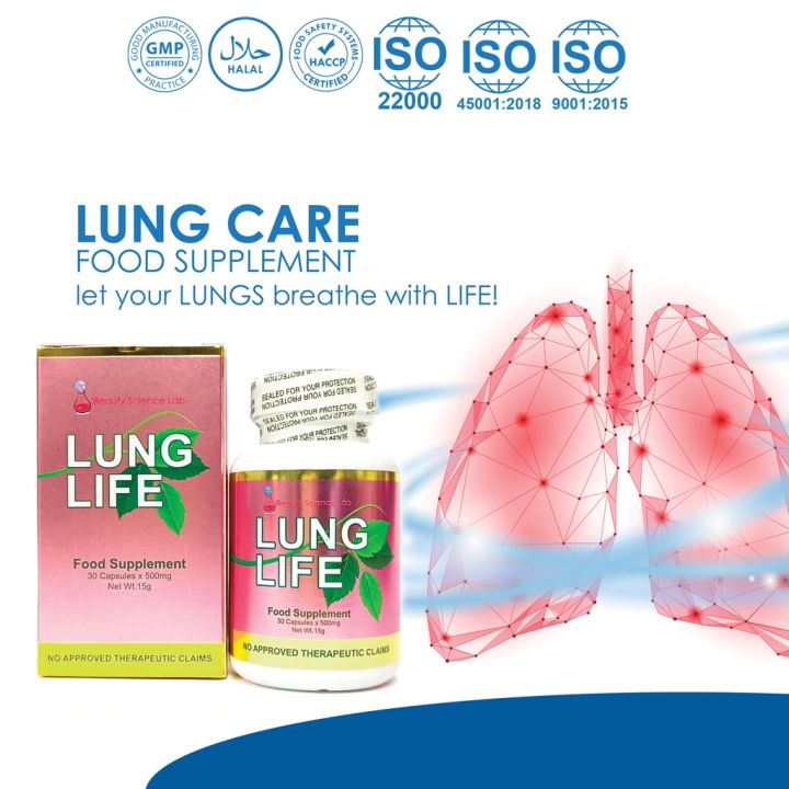 Ibeauty Science Lab Lung Life 500mg 30 Capsules | Lazada PH