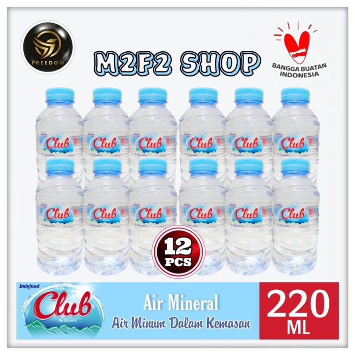 Air Mineral Club Baby Mini Botol Plastik Pet - 220 ml (Kemasan 12 Pcs ...