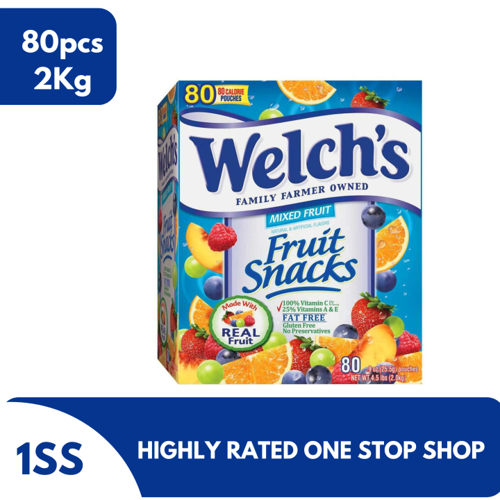 WELCH's Fruit Snacks, Mixed, 80 Counts, 2Kg | Lazada PH