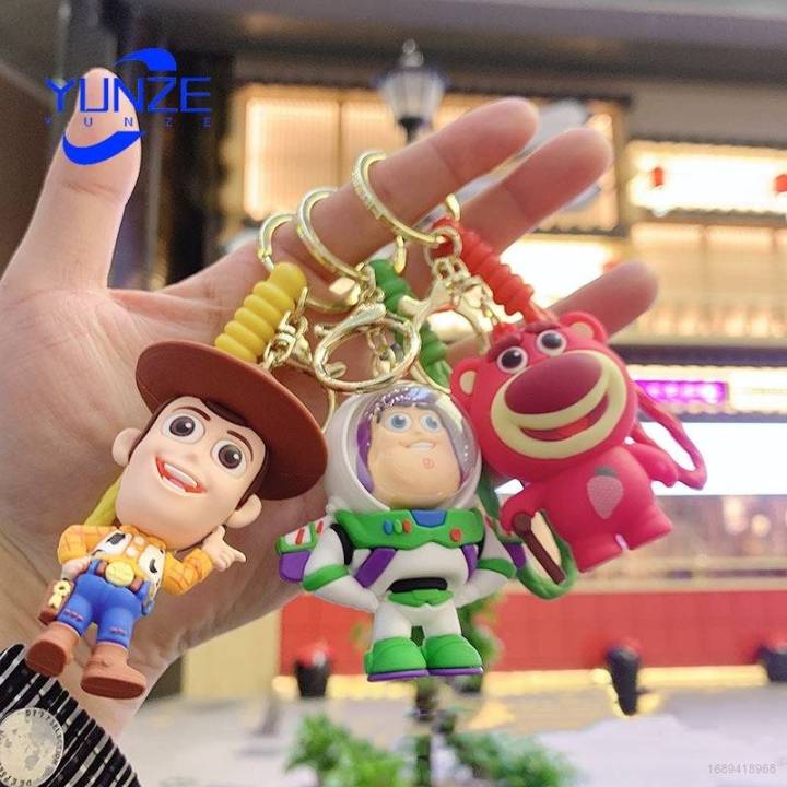 Toy Story Lotso Alien Jessie key chain Strawberry Bear Buzz Lightyear ...