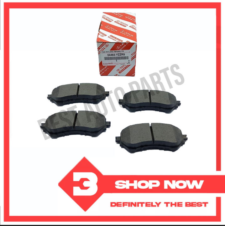 Genuine Toyota Brake Pads for Front for Toyota Vios Vios 2NZ-FE 2014 ...