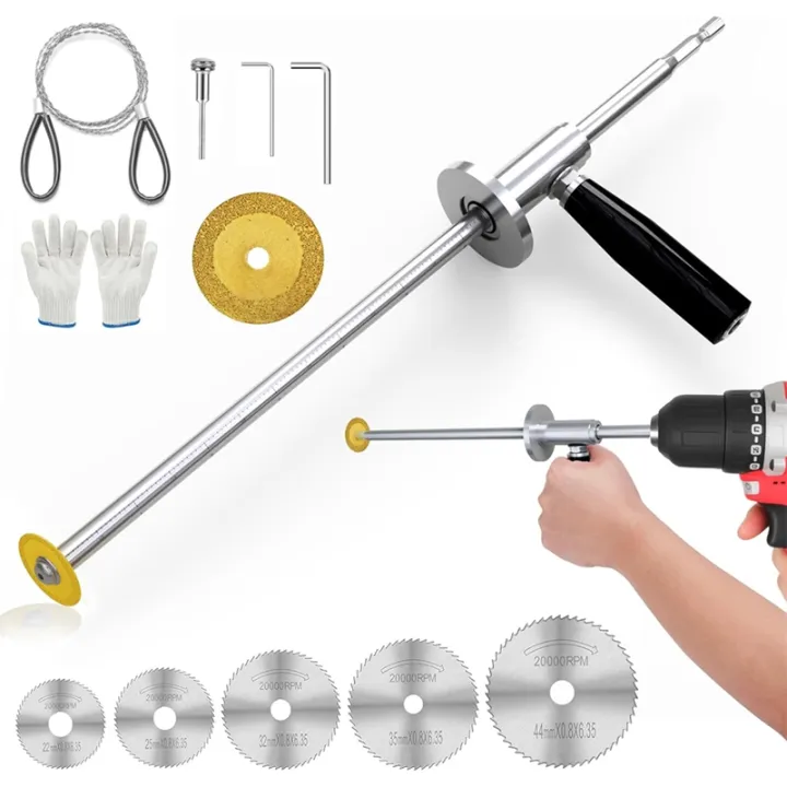 Cutting Tool for Pvc Pipe- Inside Pipe Cutter with Handle, 7 Inch ...
