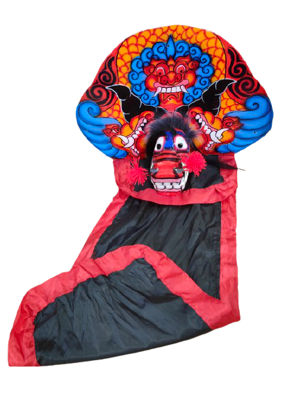 Barongan kayu ukuran 2 mainan anak jamang berbahan talang motif bagus ...