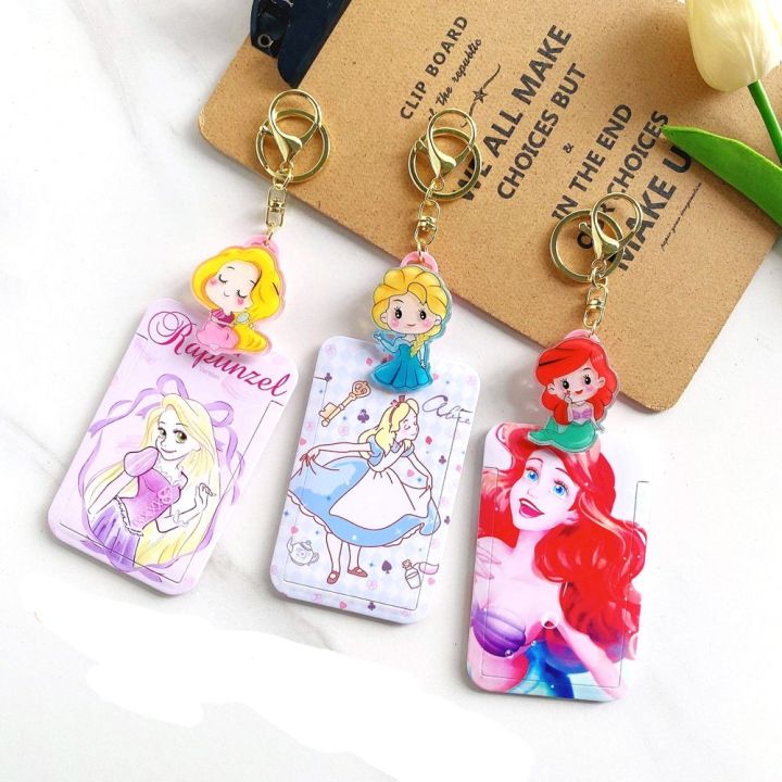 FSHEDR Princess Student Meal Card Cartoon Bank Card Bus Card Cover ...