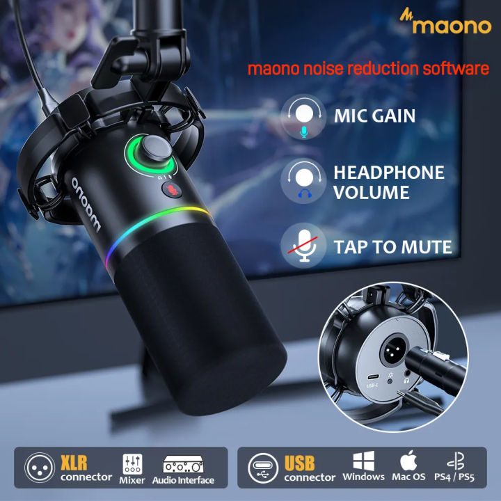 MAONO PD200XS original branded cantilever bracket USB&XLR Dynamic ...