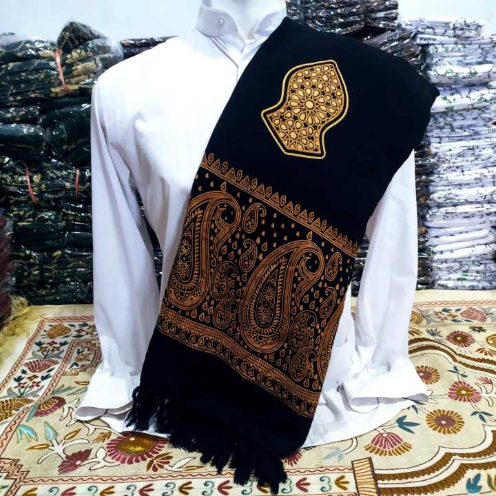 SORBAN PRIA TERBARU MOTIF TEROMPAH PANJANG 2 METER BAHAN RAYON | Lazada ...