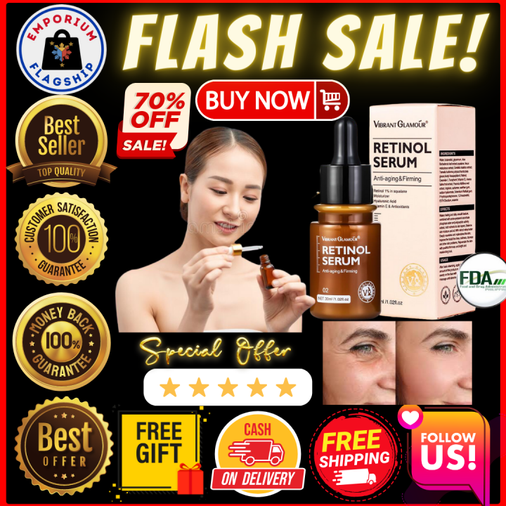 🔥💯👌⚡ SALE Vibrant Glamour Retinol Serum FDA APPROVED ⚡️ Brightening ...