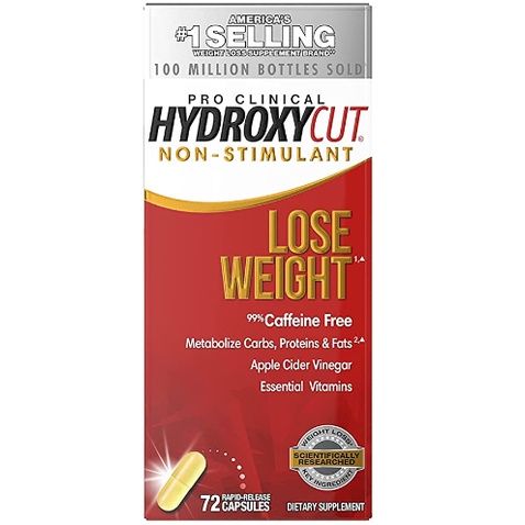 Hydroxycut Pro Clinical Hydroxycut Non-Stimulant 72 caps lose weight ...