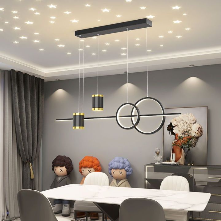HQLifestyle Ceiling Light Dining Pendant Light Modern Long Strip Dining ...