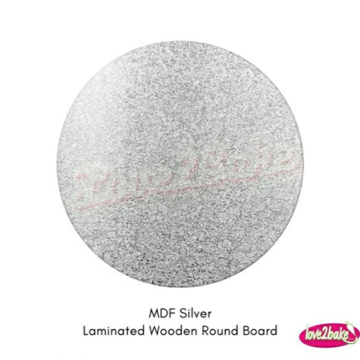 MDF Silver Laminated Wooden Round Board | Lazada PH