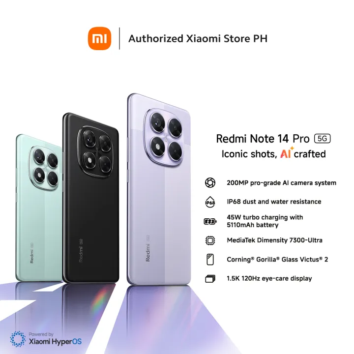 Xiaomi Redmi Note 14 Pro 5G | Lazada PH