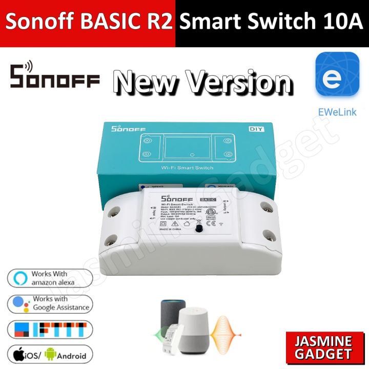 Sonoff Basic R2 (NEW VERSION) Switch WIFI สวิตช์สั่งเปิดปิดผ่าน ...