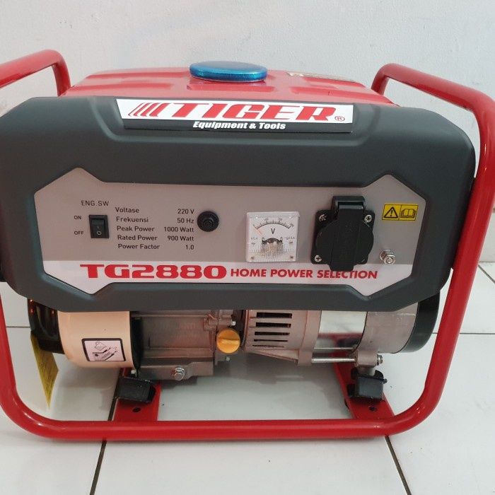 TIGER Genset GENERATOR Bensin 4 TAK 1000 WATT AVR TG 2880 | Lazada ...