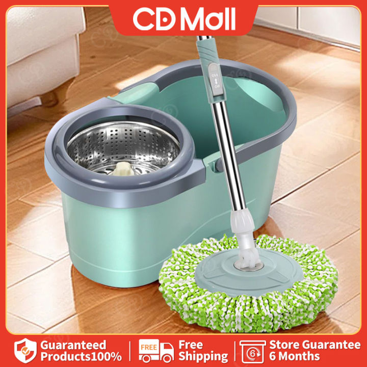 CD Mop With Spinner and Bucket Complete Mop Set for Floor Cleaning ...