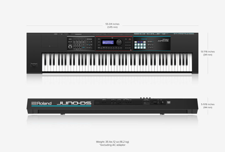 ROLAND juno DS 88 keys Hammer+Pedal Synthesizer ,Stage piano ,work ...