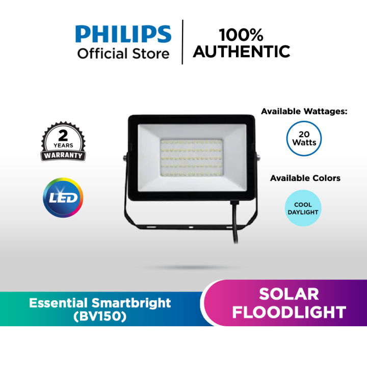 Philips Essential Smartbright LED Security Floodlight BVP150 20 Watts Cool Daylight Energy ...