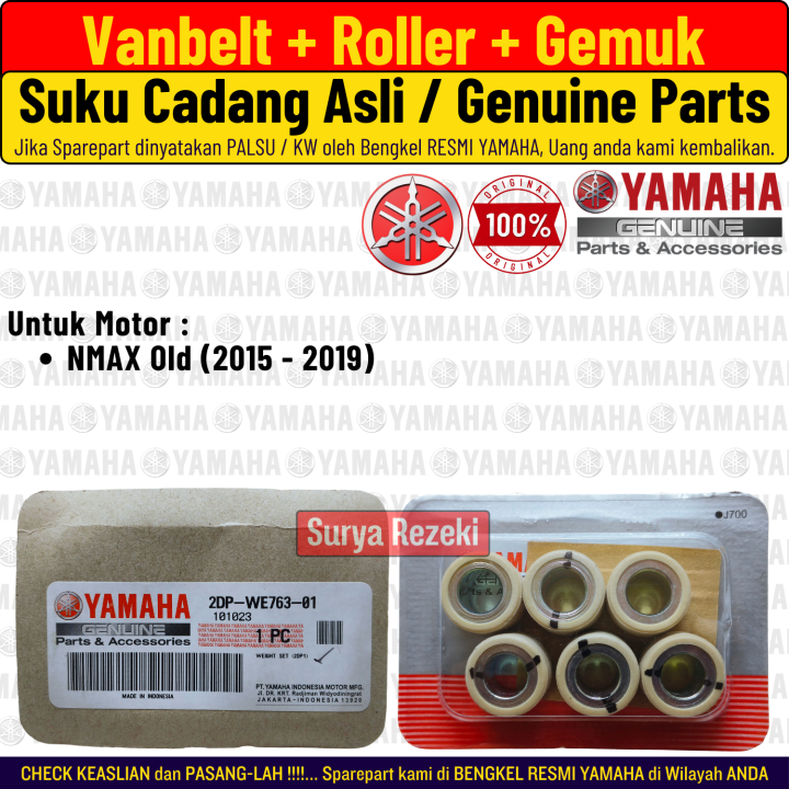 Roller Nmax 155 Old 13 Gram Original Yamaha Genuine Parts 100% | Lazada ...