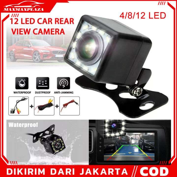 (Dikirim Dari Jakarta)Kamera Spion Mobil Universal 12/8/4 LED, Kamera ...