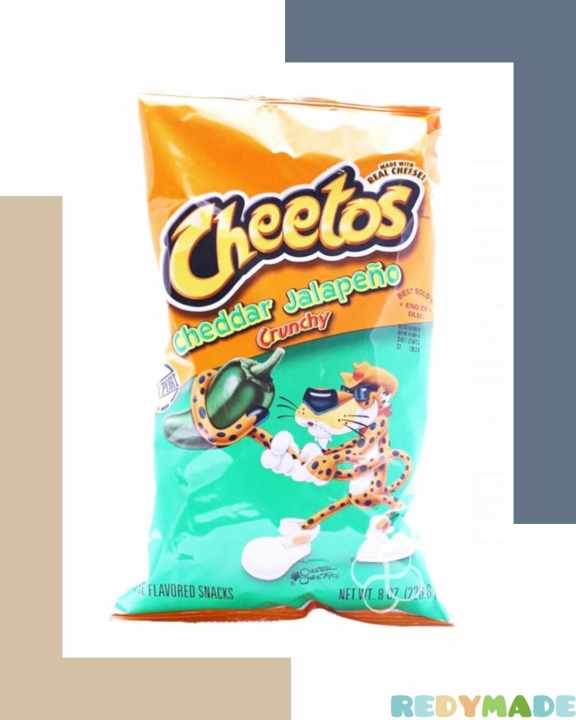 Cheetos Crunchy Cheddar Jalapeno Cheese Flavored Snack 215g | Lazada PH