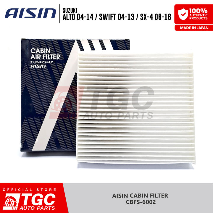 AISIN Cabin Filter CBFS-6002 SWIFT 2004-2013 - 1pc | Lazada PH