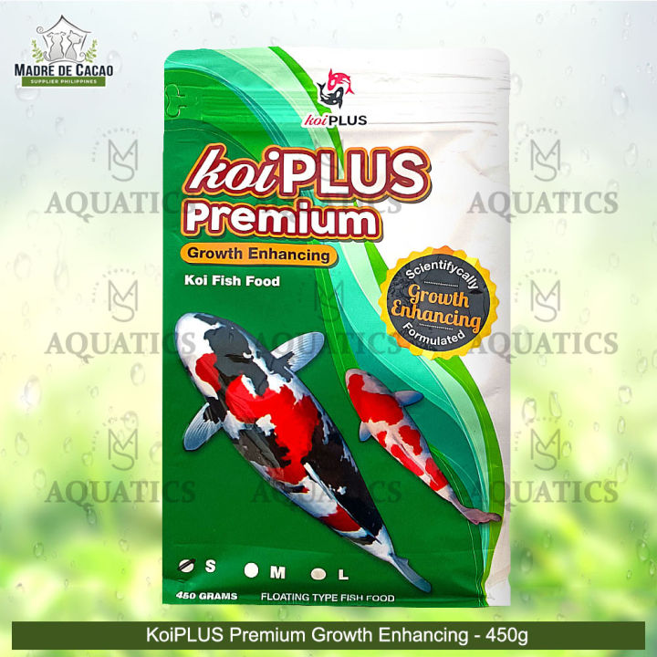 MDCP-450g Koi Plus Premium Growth Enhancing Koi Fish Food (Small Granules) Fish Food | Lazada PH