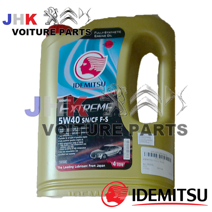 【ORIGINAL】 Idemitsu Fully Synthetic 5W40 Engine Oil 4L All Model | Lazada