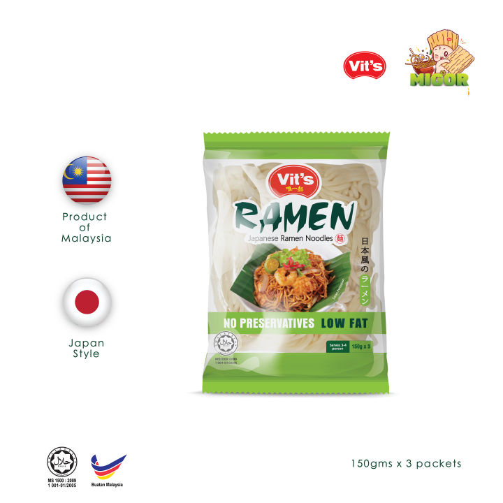 Vit's Japanese Ramen Noodle (150g x 3packets) | Lazada